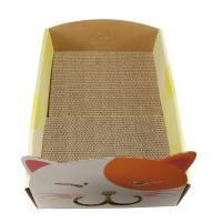 China Cat Scratch Box Cardboard Scratching Post House  Durable 40x27x20CM for sale