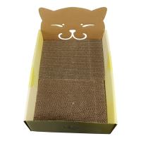China Cat Scratch Box Cardboard Scratching Post House  Durable 40x27x20CM for sale