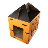 China Extra Large Cardboard Cat Scratcher Floor For Small Animals Cats Stairs 48x30.5x34.5CM for sale