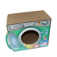 China Large Cardboard Couch Cat Scratcher Playhouse Furniture Protector With Scratching Surface 43x30x44CM for sale