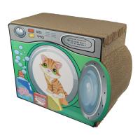 China Large Cardboard Couch Cat Scratcher Playhouse Furniture Protector With Scratching Surface 43x30x44CM for sale