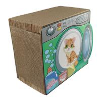 China Large Cardboard Couch Cat Scratcher Playhouse Furniture Protector With Scratching Surface 43x30x44CM for sale