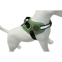 China Outdoor Durable Pet Dog Harness For Beagle Green Black Extra Large Dog Harness Personalised for sale