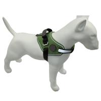 China Outdoor Durable Pet Dog Harness For Beagle Green Black Extra Large Dog Harness Personalised for sale