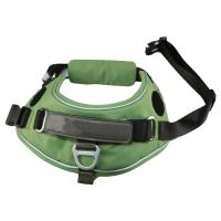 China Outdoor Durable Pet Dog Harness For Beagle Green Black Extra Large Dog Harness Personalised for sale