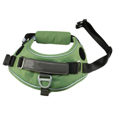 China Outdoor Durable Pet Dog Harness For Beagle Green Black Extra Large Dog Harness Personalised for sale
