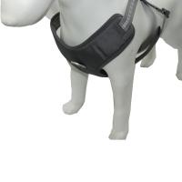 China 13inches Dog Carrying Harness For Car Travel Rides Boot Black Soft Durable Nylon Fabric for sale