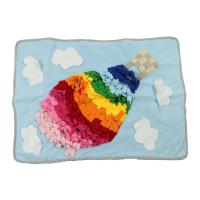 China Hot Air Balloon Dog Snuffle Pad Cat Washable Sniffing Dog Feeding Mats  80x60cm for sale
