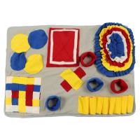 China Food Dog Feeding Snuffle Mat For Dogs Chewy Slow Pet Activity Training Blanket Durable 70x50cm for sale