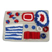 China Diy Food Dog Feeding Mat Puzzle Treat Pet Sniffing Mat Enrichment Game 75cm for sale