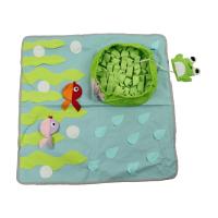 China Eco Friendly Pet Sniffing Mat Portable Feeding Activity Enrichment Dog Sniffing Pad Rug for sale