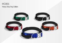 China 30 28 Inch Custom Dog Collars For Large Dogs Xl  Xs Xxs Nylon Custom Pet Collar Metal Buckle for sale