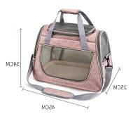 China Soft Sided Air Large Pet Carrier Travel Bag Tote Purse 45L×25W×34H cm for sale