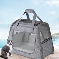 China Soft Sided Air Large Pet Carrier Travel Bag Tote Purse 45L×25W×34H cm for sale