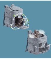 China Oxford Fabric Zipper Closure Outdoor Pet Carrier Bag For Cats And Dogs for sale