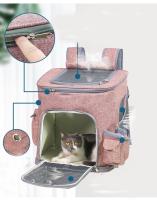 China Oxford Fabric Zipper Closure Outdoor Pet Carrier Bag For Cats And Dogs for sale