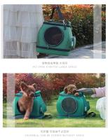 China Strong Heavy Duty Dog Friendly Pet Carrier Travel Bag For Small Middle Size Pet Animals for sale