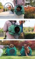 China Strong Heavy Duty Dog Friendly Pet Carrier Travel Bag For Small Middle Size Pet Animals for sale