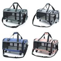 China Oxford Fabric Outdoor Soft Pet Trolley Bag OEM ODM For Cats Dogs for sale