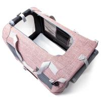 China Foldable Breathable Dog Cat Pet Carrier Bag For Travelling for sale