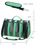China Outdoor Travel Free Folding Soft Sided Breathable Pet Bag For Small Middle Size Dog Friendly for sale