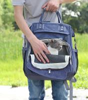 China ISO Oxford Fabric Dog Cat Bag Pet Carrier Backpack For Outdoor Business for sale