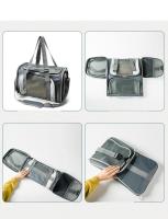China Heavy Duty Waterproof Pet Carrying Pouch In Black / Gray Strong Dog Friendly for sale