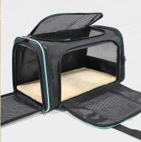 China Expandable Airline Approved Cat Bag Pet Cages Carrier For Travel for sale