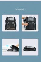 China Customization Pet Dog Cat Travel Carrier Backpack With Breathable Mesh for sale
