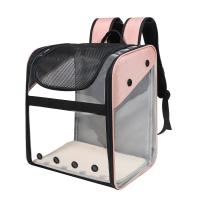 China PVC Completely Transparent And Foldable Pet Travel Carrier Pet Carrier Backpack for sale