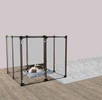 China Rectangular Design Portable Pet Fences Clear Dog And Cat Playpens for sale