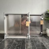 China Removable Foldable Clear Puppy Metal Fencing For Pets Playing for sale