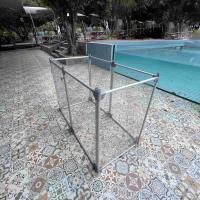 China Outdoor Metal Portable Pet Fences For Yard Pool And Garden for sale