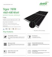China Jinko 480W Monocrystalline Solar Panel JKM480M 7RL3 182mm Half Cell PV Module 21.38% Efficiency for sale