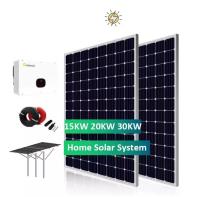China Off Grid Solar Panel Kit 10kw 12kw 15kw 20kw Home Solar Energy System with 360W Mono Panels for sale