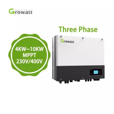 China Growatt SPH 6000TL3 BH-UP Hybrid Inverter 6kW Three Phase Grid Connected Solar Inverter for sale