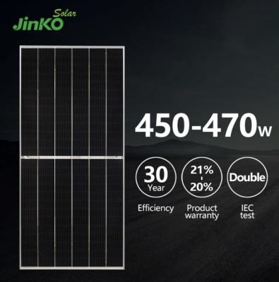 China Jinko 460W Half Cut Mono Solar Panel 445W 450W 460W 465W 182mm Perc Photovoltaic Module for sale
