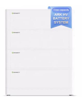 China Growatt ARK 20.48H-A1 HV 48Vdc 20.48 kWh Lithium Battery LFP Solar Storage for sale
