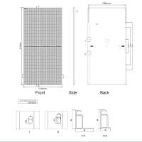 China Jinko Tiger Neo N-Type Solar Panel 580W 72HL4-V Monocrystalline 2278x1134x35mm for sale