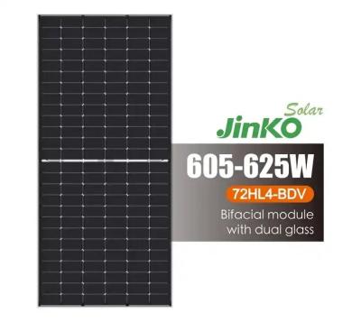 China Jinko Tiger Neo N Type Bifacial Solar PV Module 605-625W Dual Glass JKM605-625N-78HL4-BDV for sale