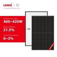 China Longi Hi-MO 5M All Black 400W 405W 410W 415W Mono Solar Panel Module LR5-54HPB 182mm for sale