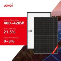China LONGi LR5-54HPB 410M Hi Mo 5M All Black 420W Mono Solar Panel 182mm Half Cell for sale