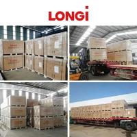 China LONGI Hi-MO 4m LR4-60HPB 375W Full Black Monocrystalline Solar Panel 182mm Half Cell for sale