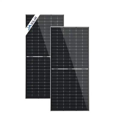China JA Solar Half Cell Mono Bifacial Solar Panel 550W 540W 545W JAM72D30 11BB PERCIUM for sale