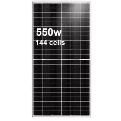 China JA Solar JAM72D30 550W Mono Half-Cell Solar Panel 144 Cells 21.9% Efficiency CE for sale