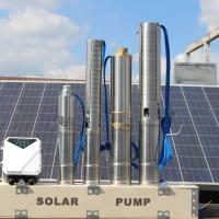 China 48V 400W Solar Water Pump 64m Head 1.7m3/h High Flow Submersible for Agriculture Irrigation for sale