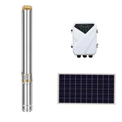 China DC Submersible Solar Water Pump 45m Head 1700L/H for Agriculture Irrigation for sale