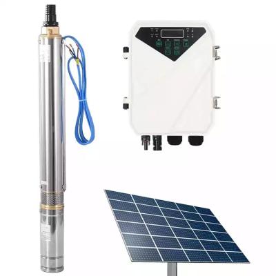 China DC Submersible Solar Water Pump 5hp 10hp 20hp for Agriculture Irrigation 24V 48V for sale