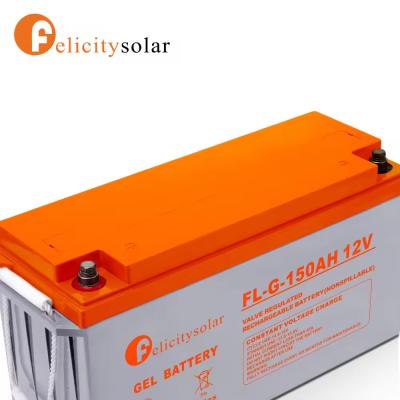 China Felicity Solar Gel Battery 12V 250Ah Deep Cycle for Solar Energy Storage System for sale