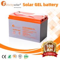 China Felicity Solar Gel Battery 12V 250Ah Deep Cycle for Solar Energy Storage System for sale